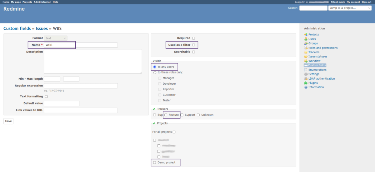 WBS in Redmine: Hierarchy of Tasks - Ready Redmine