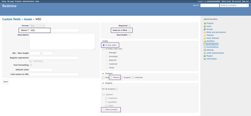 WBS in Redmine: Hierarchy of Tasks - Ready Redmine